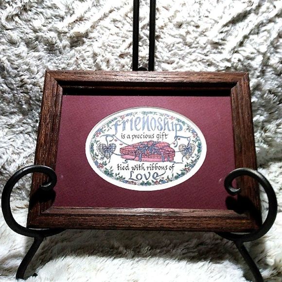 Art | Friendship Wall Art Framedfriendshipis A Precious Gifttied ...